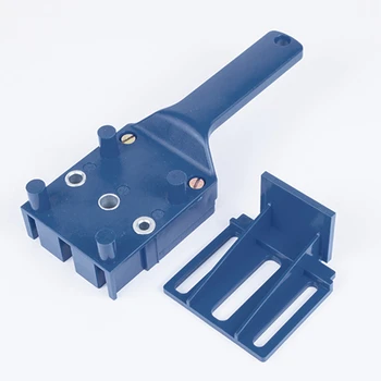 Quick Wood Doweling Jig Plastic ABS Handheld Pocket Hole Jig System 6/8 ...