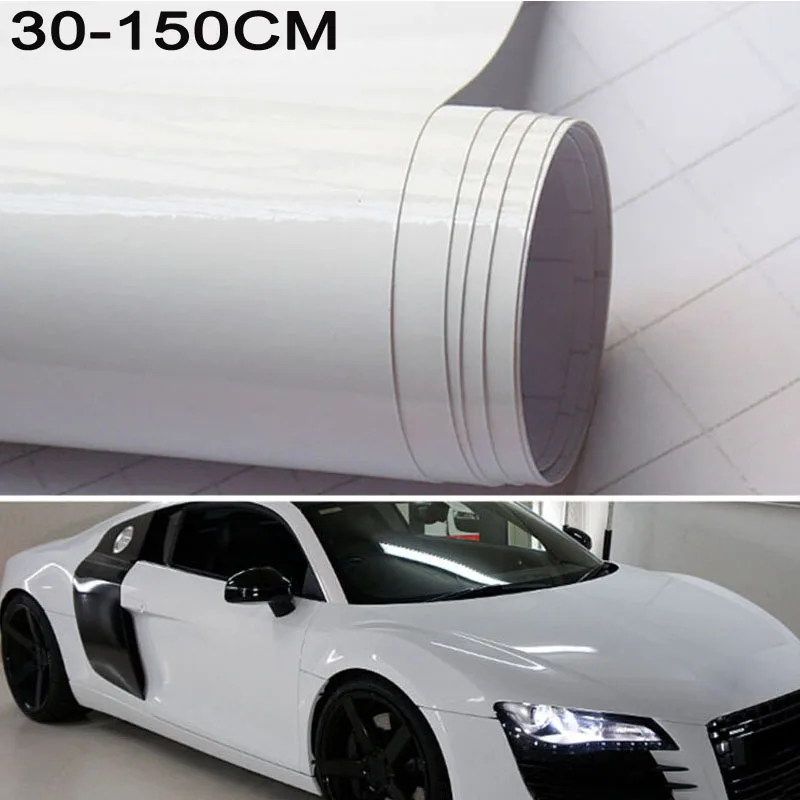 1pc Car Gloss Vinyl Film Wrap Sticker Decal Air Bubble Free Brand New ...