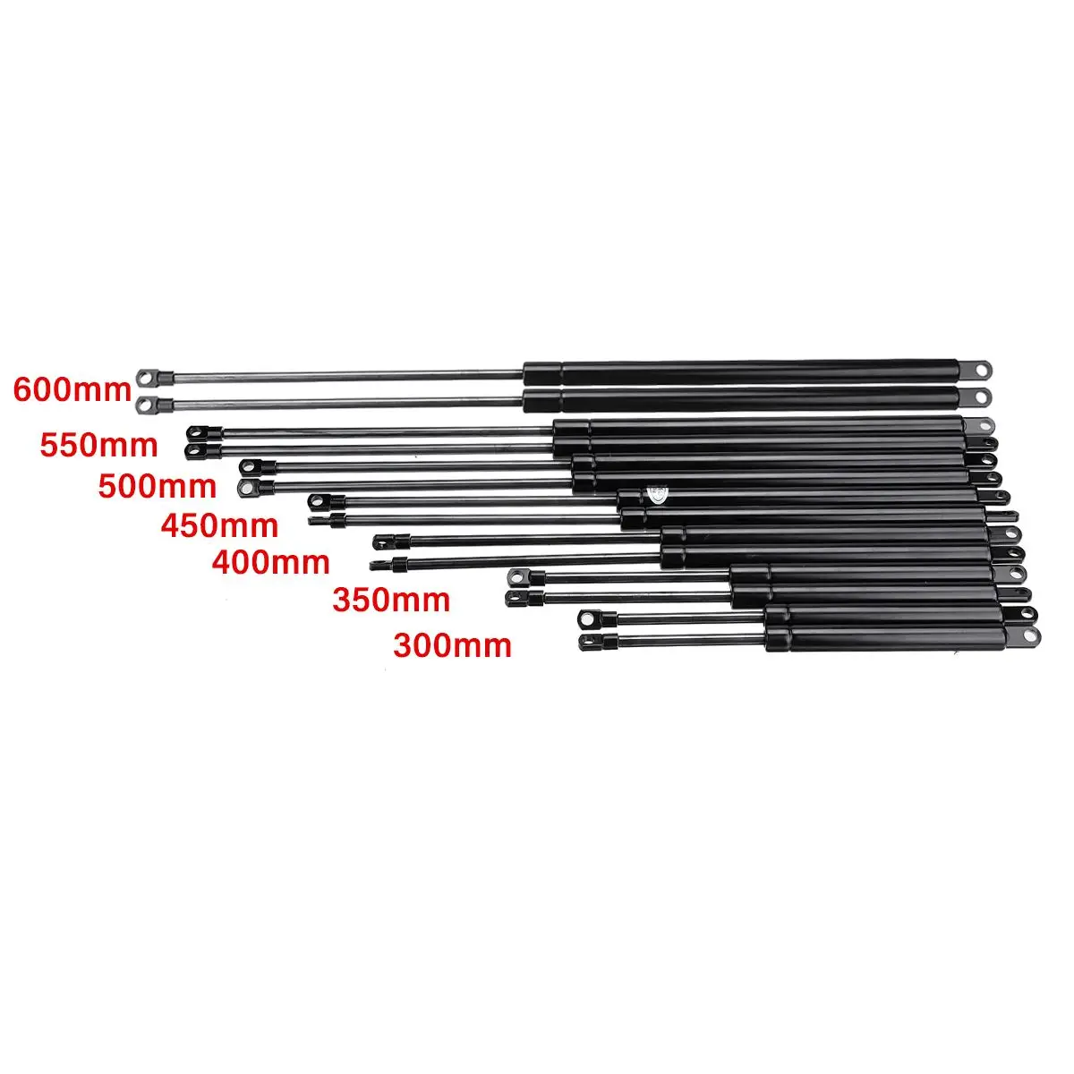 2pcs 300 600mm Car Struts Bonnet Hood Rear Trunk Tailgate Boot Shock