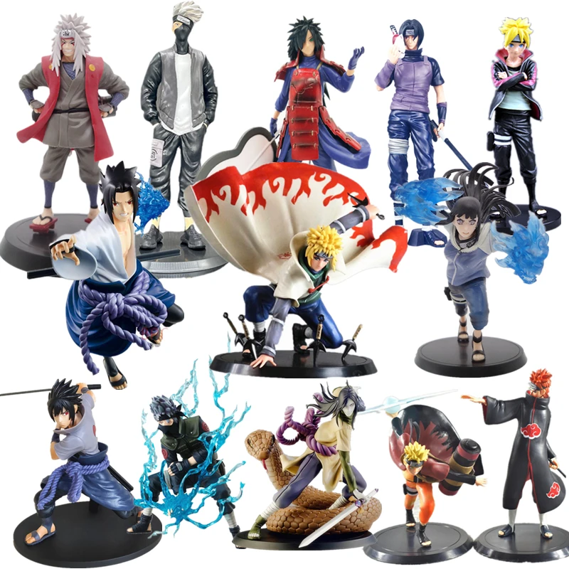 Figure Naruto Statue Shippuden Anime Uchiha Sasuke | Action Figure ...