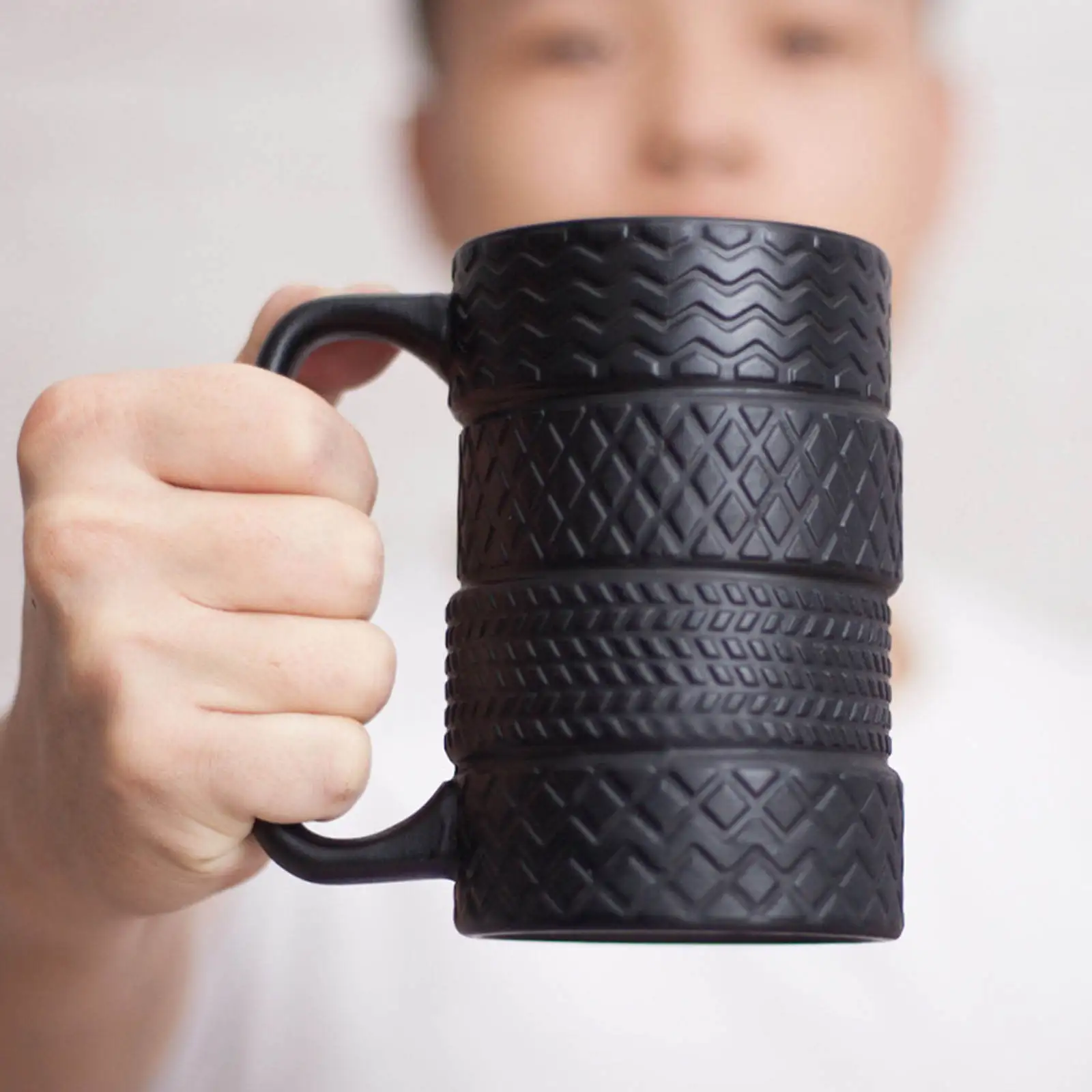 Ceramic Tyre Tire Coffee Mug Car Mug Morning Cup Juice Milk Mugs for ...