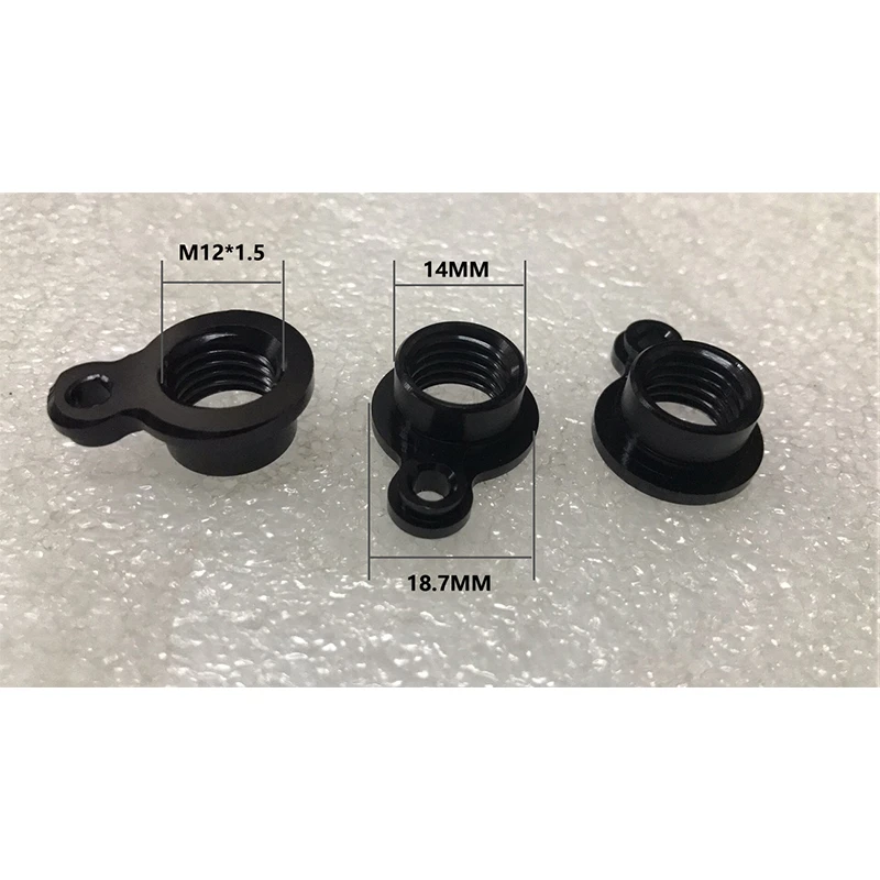 Bicycle Thru Axle Nut M12x1.5mm Axle Cap 1.5mm Thread Pitch Axle Nuts ...