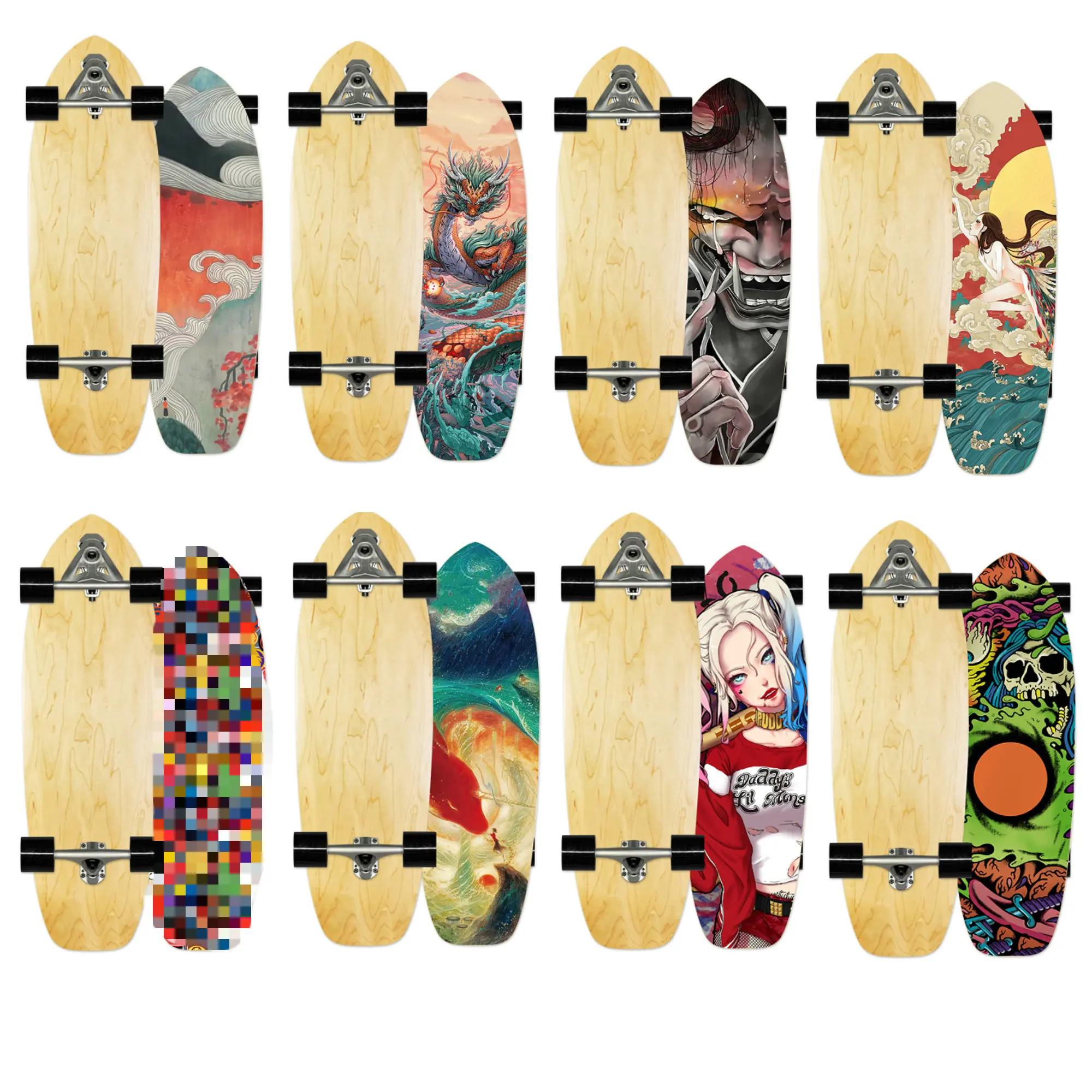 Land-Surfboard-Ski-Training-Board-Propeller-Simulation-Surfskate ...