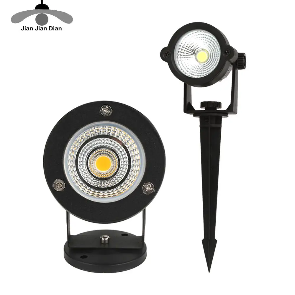 COB-Led-Lawn-Lamps-RGB-3W-5W-7W-9W-Spike-Bulb-Outdoor-Waterproof-Square ...