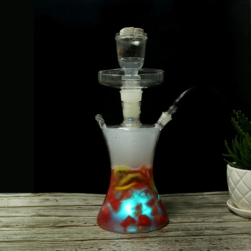 Fruit-Shisha-Glass-Russia-Led-Art-Hookah-Big-Smoking-Separate-Down-Stem ...