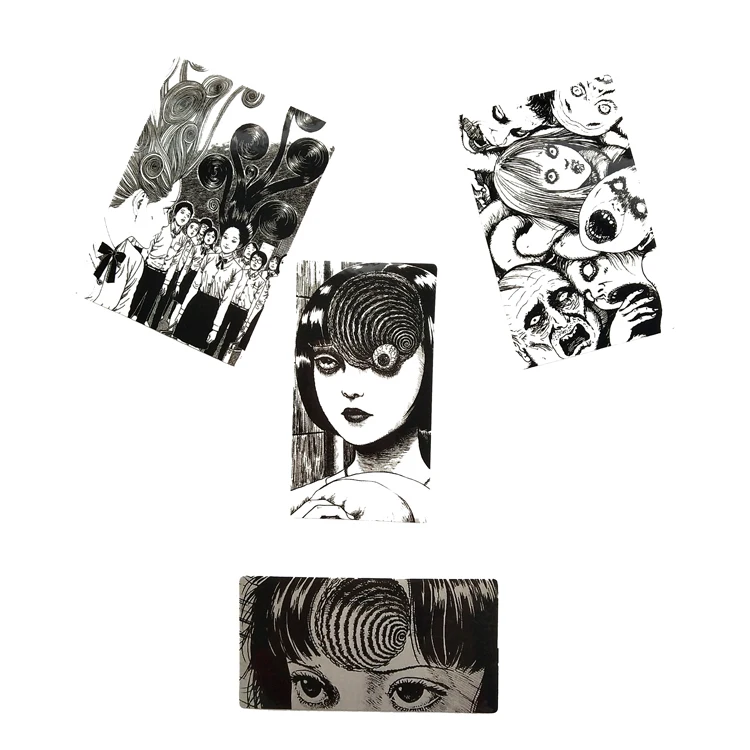 10PCS Japanese Horror Anime Tomie Stickers For Laptop Skateboard ...
