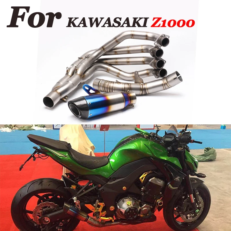 For Kawasaki Z1000 Z1000SX 2010-2020 Full System Motorcycle GP Exhaust ...