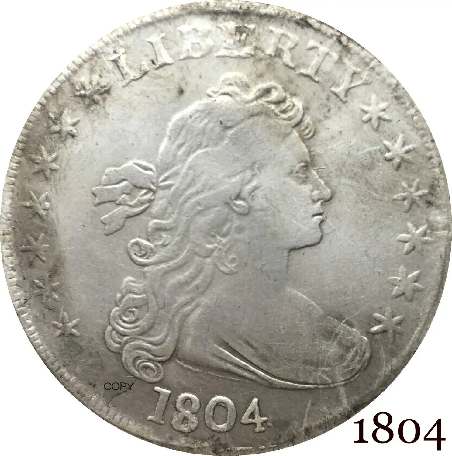 United-States-Of-America-Coin-1804-Liberty-Draped-Bust-One-Dollar ...