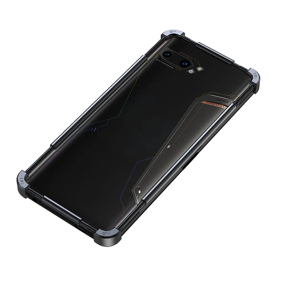 ASUS ROG 2 핸드폰용 충격방지 금속 핸드폰 프레임, 스테인리스 스틸, 보호 프레임, 범퍼 커버 케이스, 아수스 ROG 2 ...
