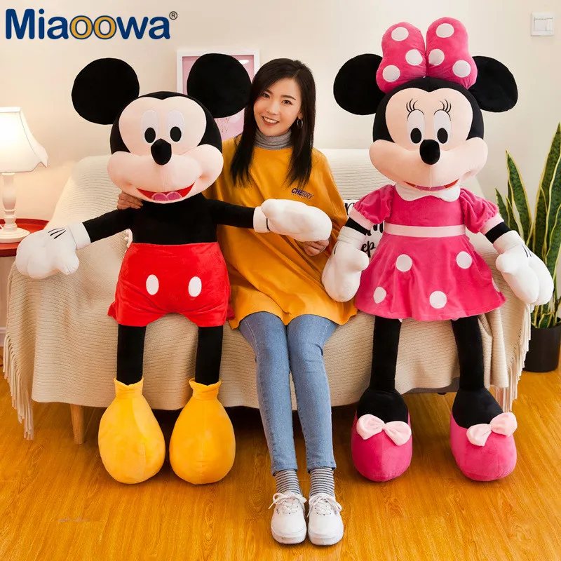 Hot Sale 40-100cm High Quality Stuffed Mickey&Minnie Mouse Plush Toy ...