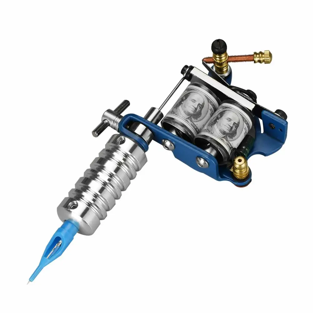 New Tattoo Machine Set Professional Body Art Coil Liner Shader Tattoo ...