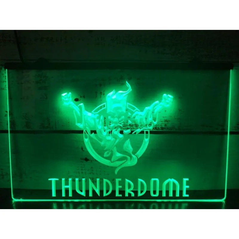 Panneau De Lumière Néon 3d Led Pour Bar, Pub, Club, Thunderdome, Artisanat De Décoration Pour La ...