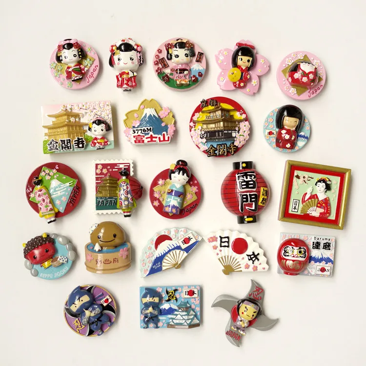 Hot selling export Japan travel commemorative Japanese style Mount Fuji ...