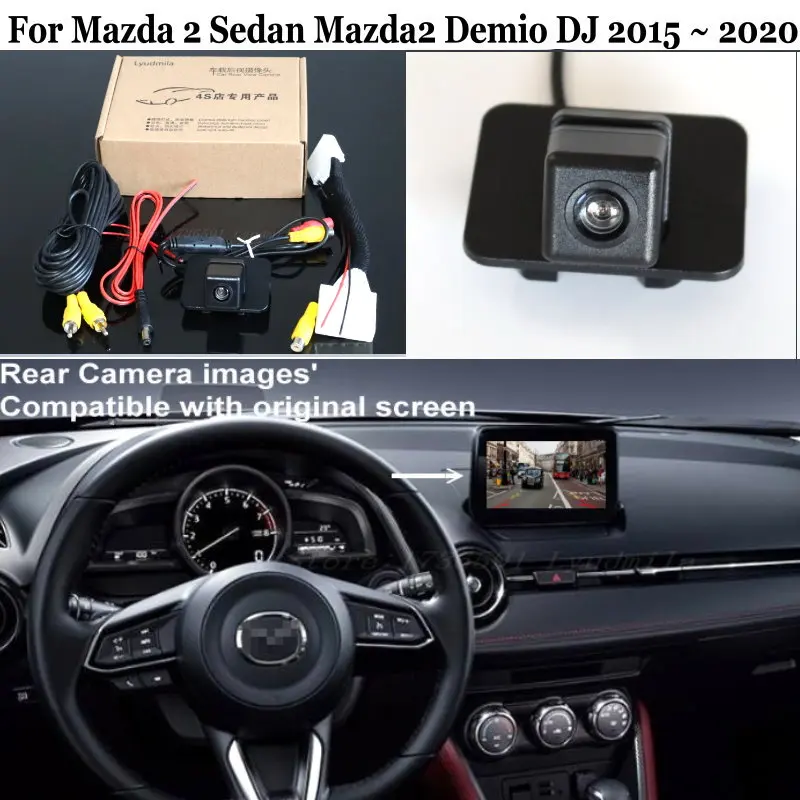 Car-Rear-view-Camera-For-Mazda-2-Sedan-Mazda2-Demio-DJ-2015-2021-28 ...