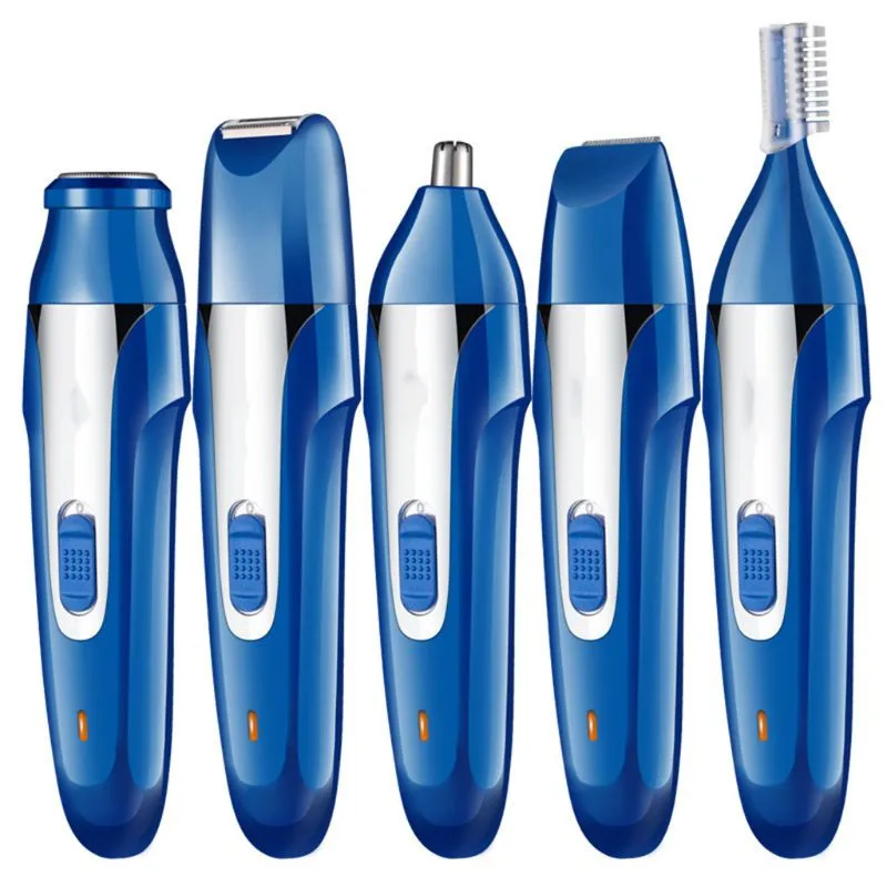 Men Multi function Electric Razor USB Charging 5 in one Nose Hair ...