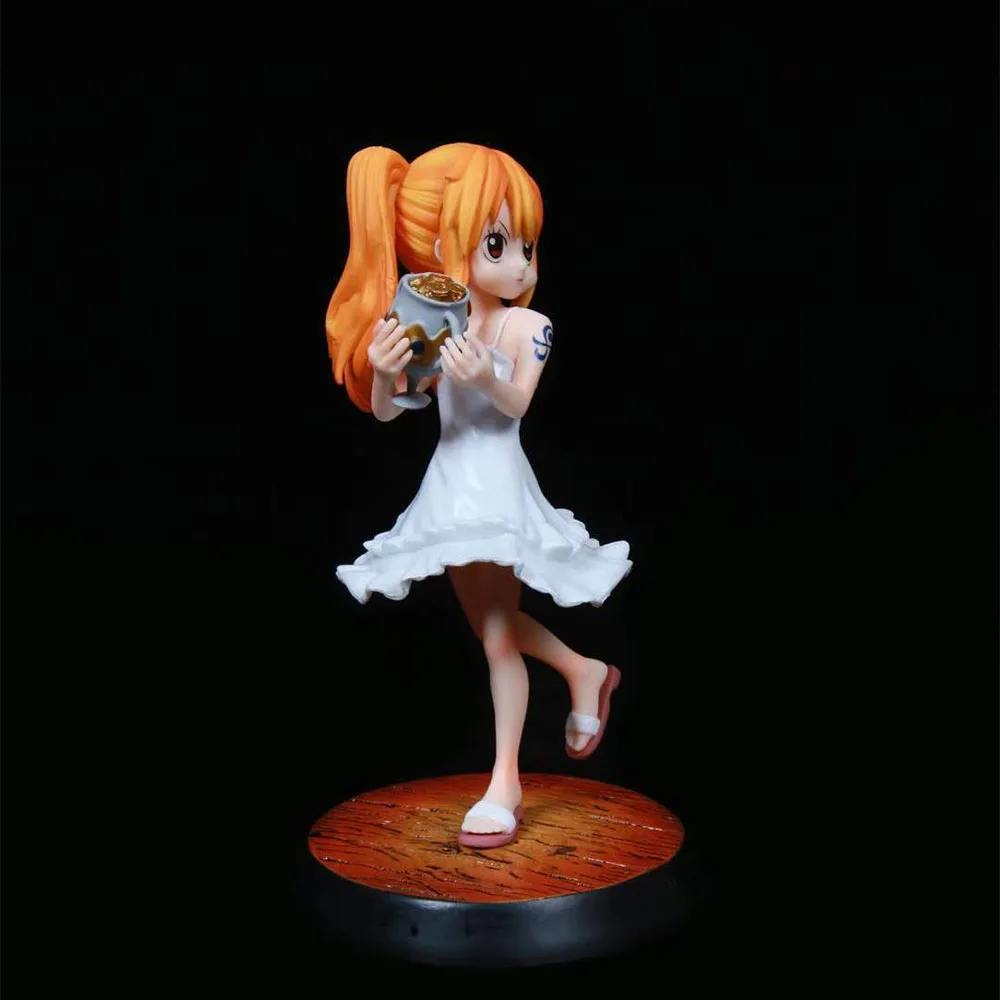 16CM Childhood Nami Action Figure | One piece Merchandise | Up to 80% ...