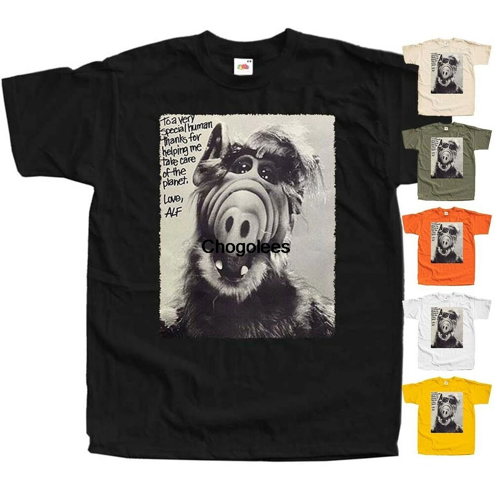 Alf v7 série tv comédia sci fi filme cartaz 1986 dtg t camisa todos os ...