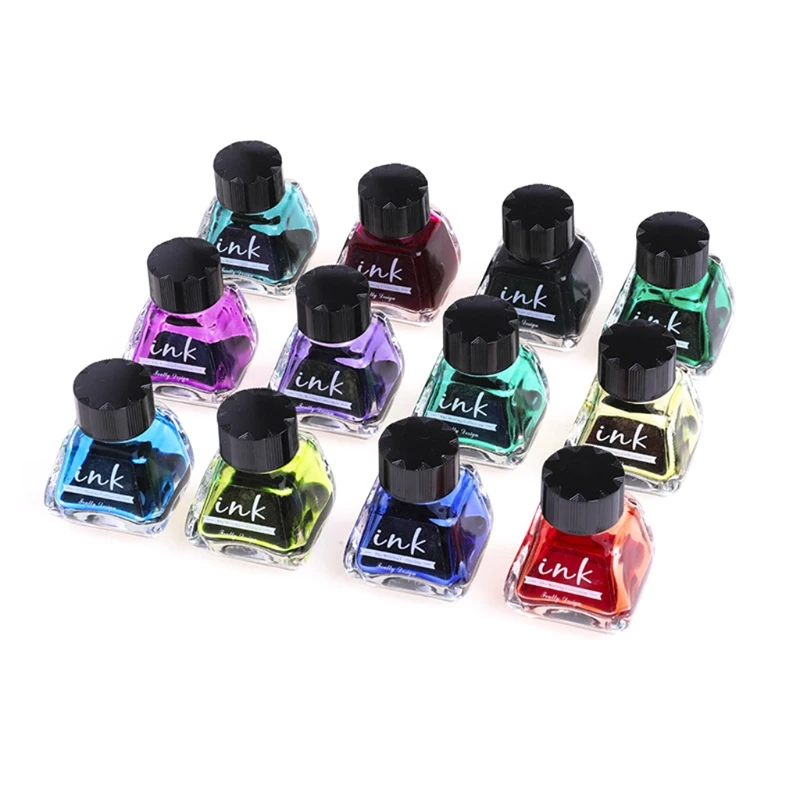 1-Bottle-Pure-Colorful-30ml-Fountain-Pen-Ink-Non-carbon-Refilling-Inks ...