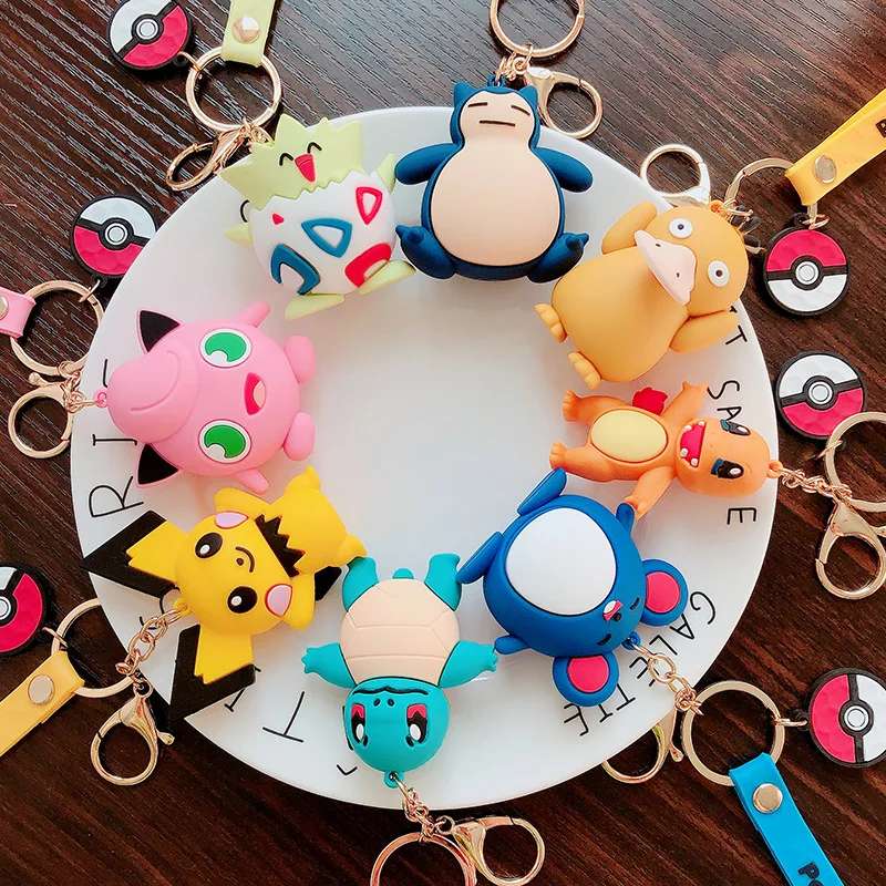 Pokemon Pocket Monsters Anime PVC Keychain - KawaiiMerch.com