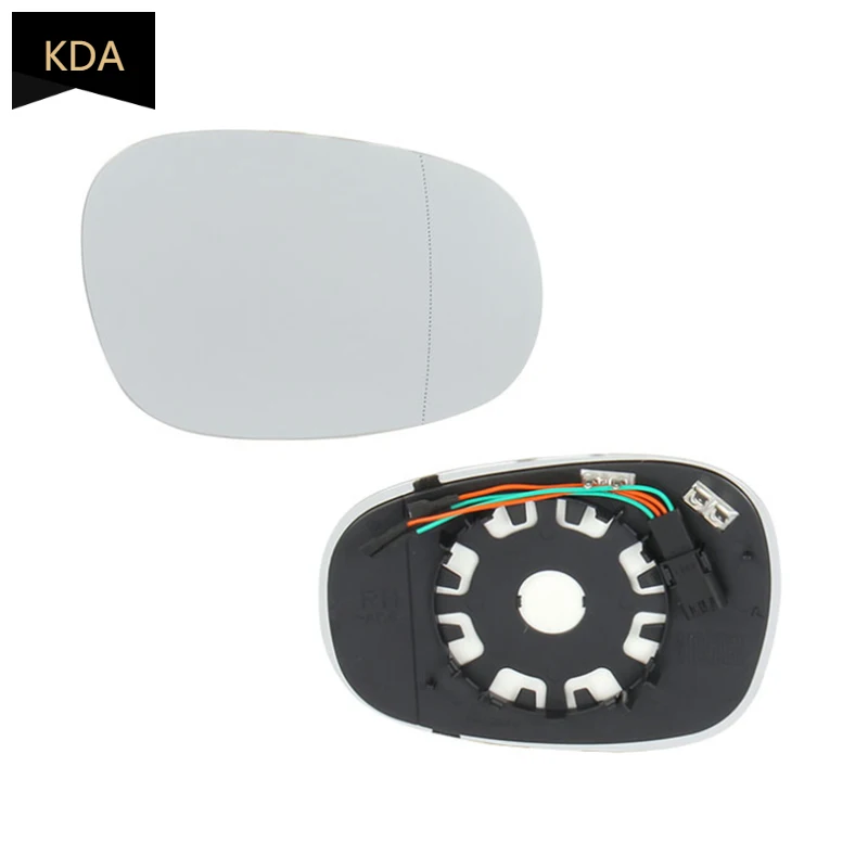Left Right Heated Mirror Glass With Wire 4 Pins For BMW 1 3 E90 E91 E92 ...