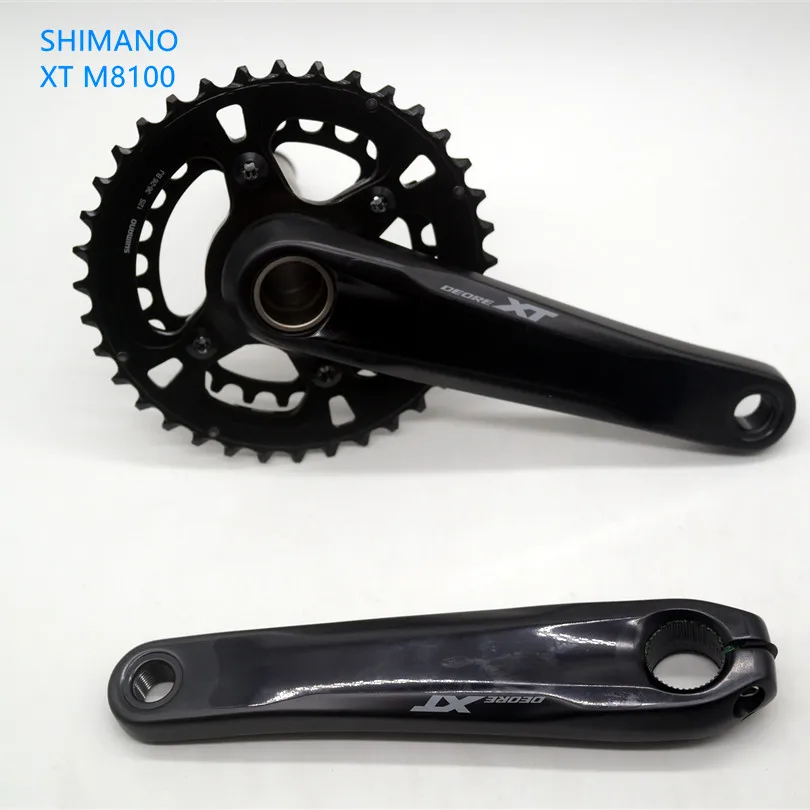 SHIMANO DEROE XT FC M8100 Crankset M8100 2x12-Speed 36-26T MTB ...