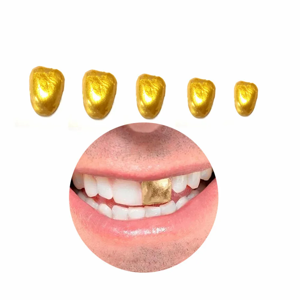 Dentures With Gold On Them