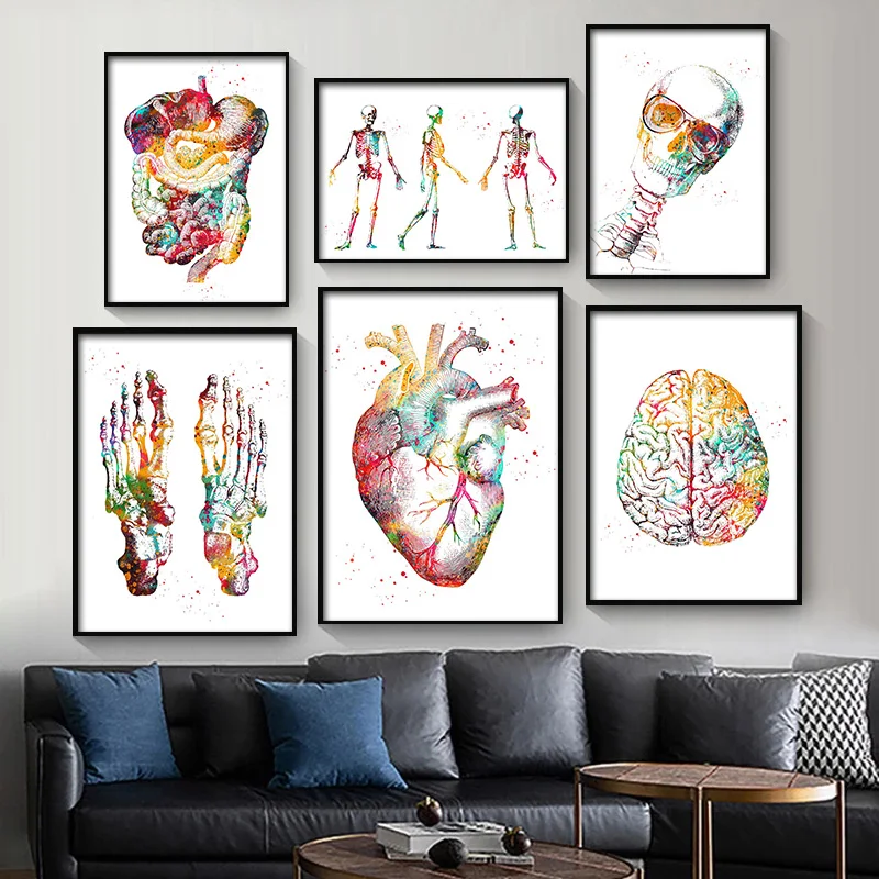 Abstract Human Heart Painting