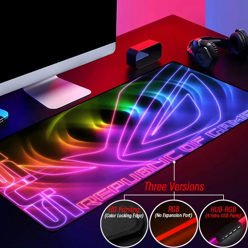 Asus Diy Custom Republic Of Gamers Mouse Pad Rgb Cute Girl Gaming Mouse ...