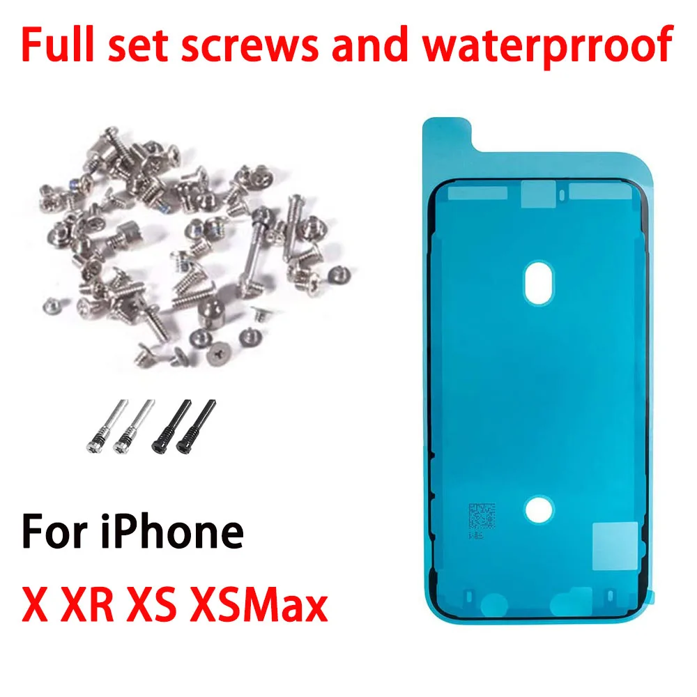 Full-Set-Screws-For-iPhone-X-XR-XS-Max-Include-Bottom-Screws-And-LCD ...