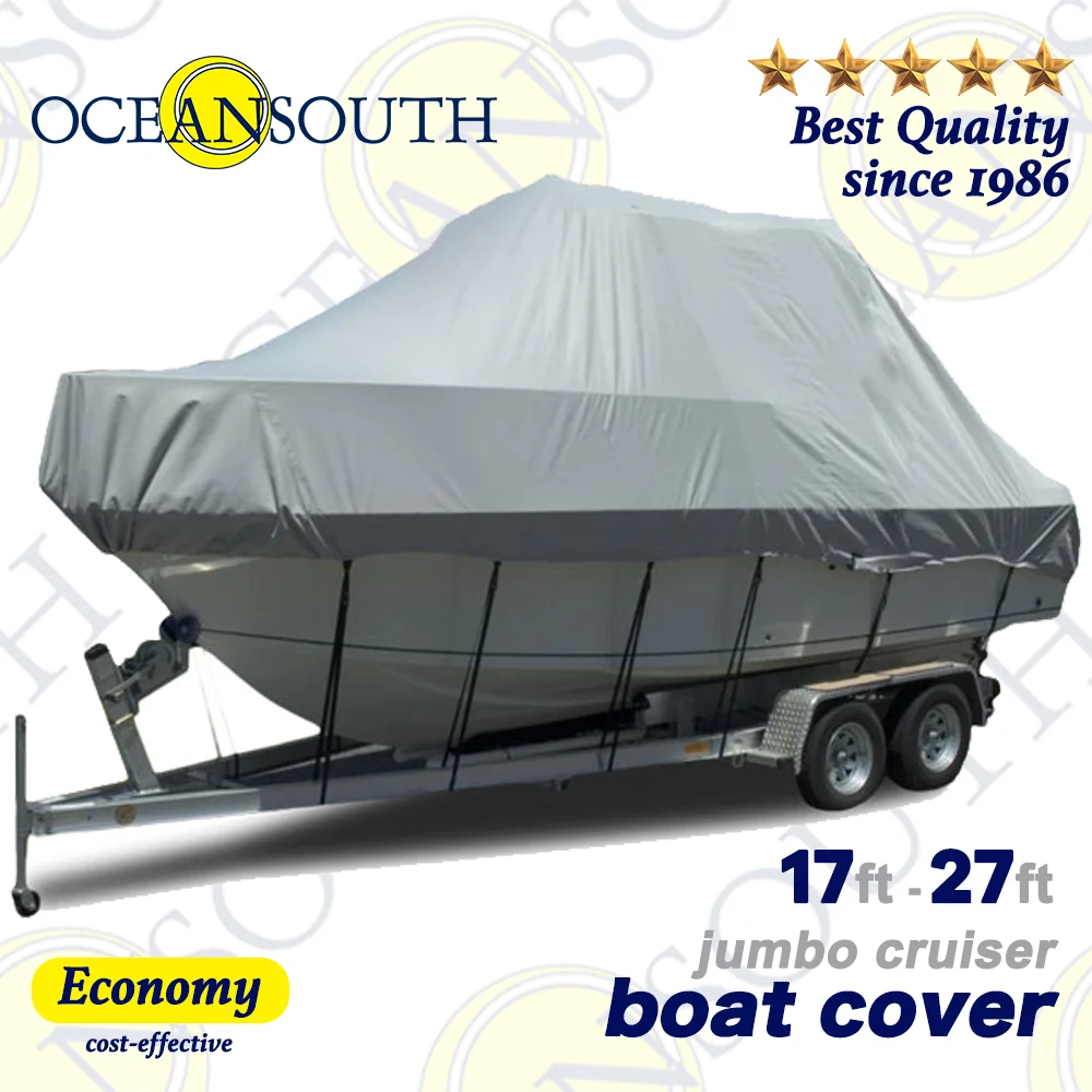 Economy 17-27ft Jumbo Cruiser Boat-cover Heavy-duty Oceansouth Marine ...