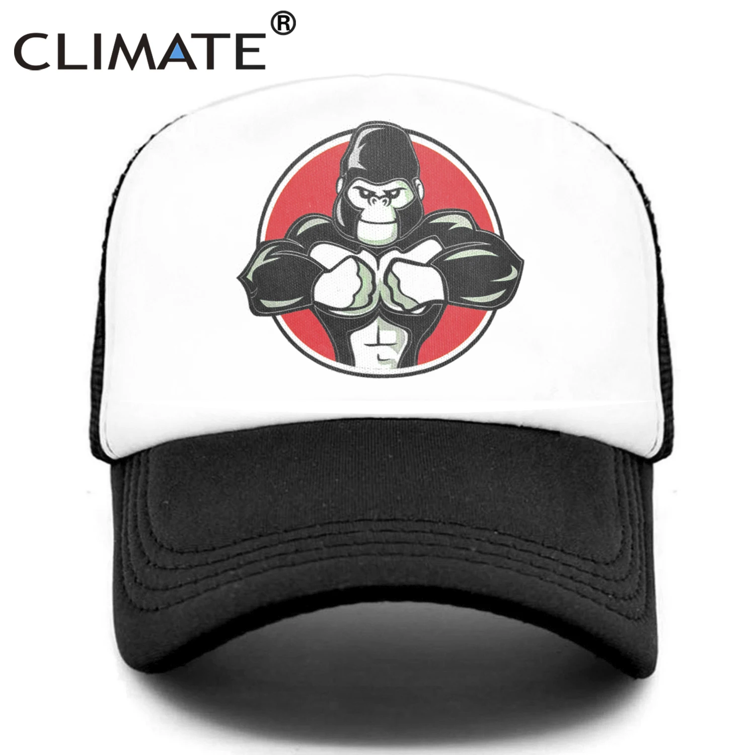 CLIMATE-Cool-Robust-Animal-Cap-Men-Muscular-Gorilla-Chimp-Fitness-Cap ...