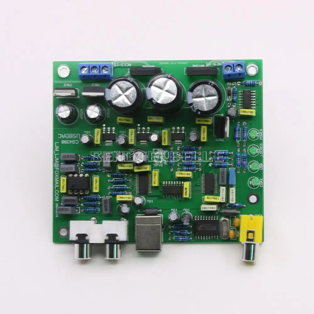 DAC Kit Diy Dac Digital Decoder 24bit 192khz Optical Fiber Cs8416 ...