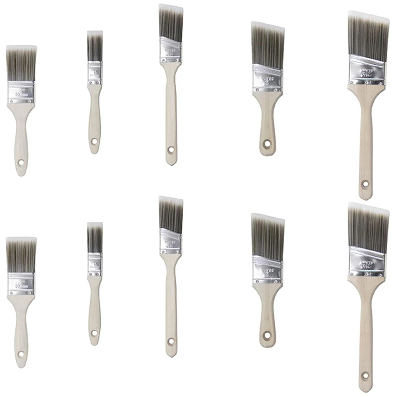 Other DIY & Tools - 10-Piece Paint Brush Complete Set of Small Helper ...