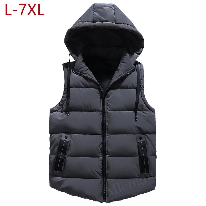 New-Arrival-Winter-Men-Plus-Large-Size-7XL-Vest-Hat-Detachable ...