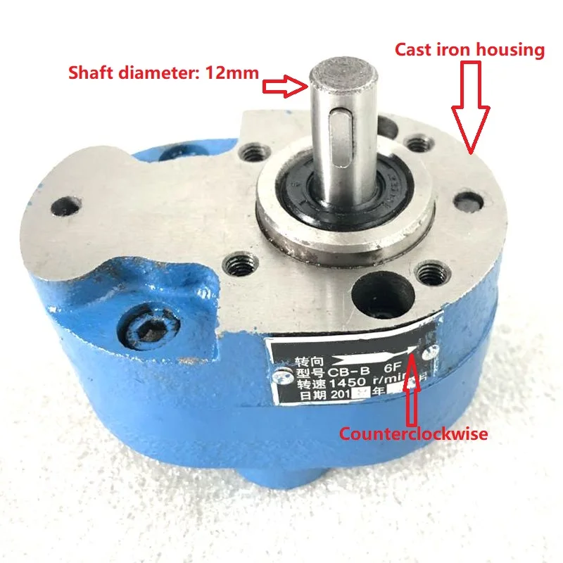 Hydraulic Oil Pump Gear Pump Pump CB-B10 Low Pressure Oil Pump Aluminum ...