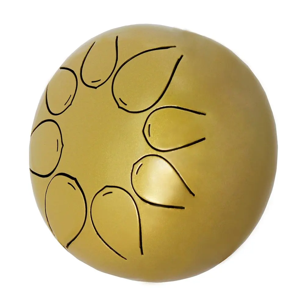 5 Inch Steel Tongue Drum 8 Tune Hand Pan Drum Tank Hang Drum With ...