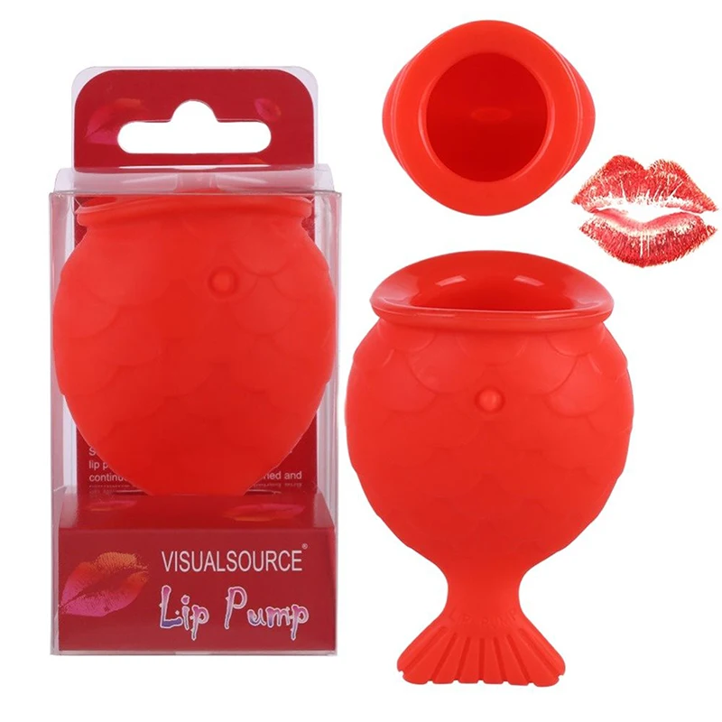 Women Sexy Full Lip Plumper Enhancer Lips Silicone Shape Tools Natural ...