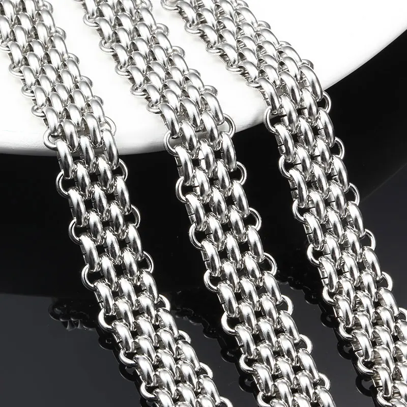 Stainless Steel Heavy Texture Chain DIY Necklace Bracelet Sweater Bag ...