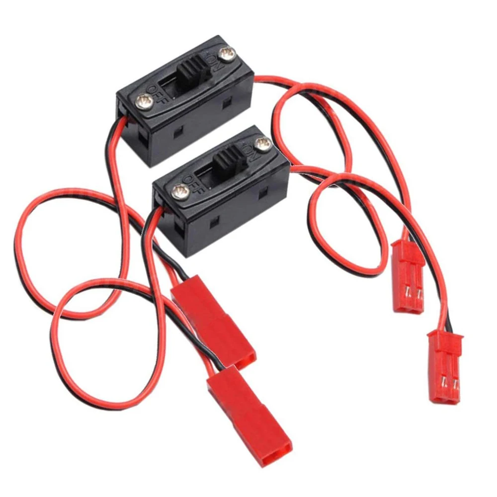 Rc On/off Power Switch Battery Receiver Jst Connector For Hsp Rc 1/10 1 ...