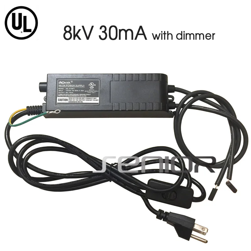 80W UL Certification Neon Light Transformer Power Supply Neon Sign ...