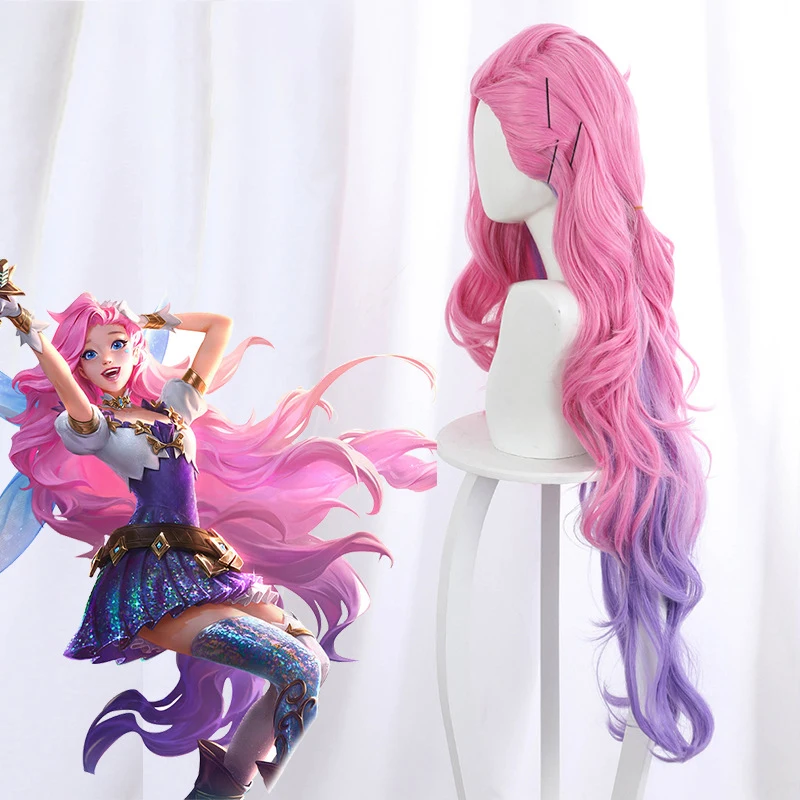 Game Legue Of Legends Seraphine Wig Cosplay Costumes - AllCosplay.com