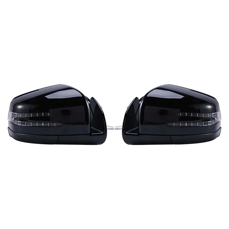 Electric Rear View Mirror Side Door Mirror Assembly Black For Mercedes ...