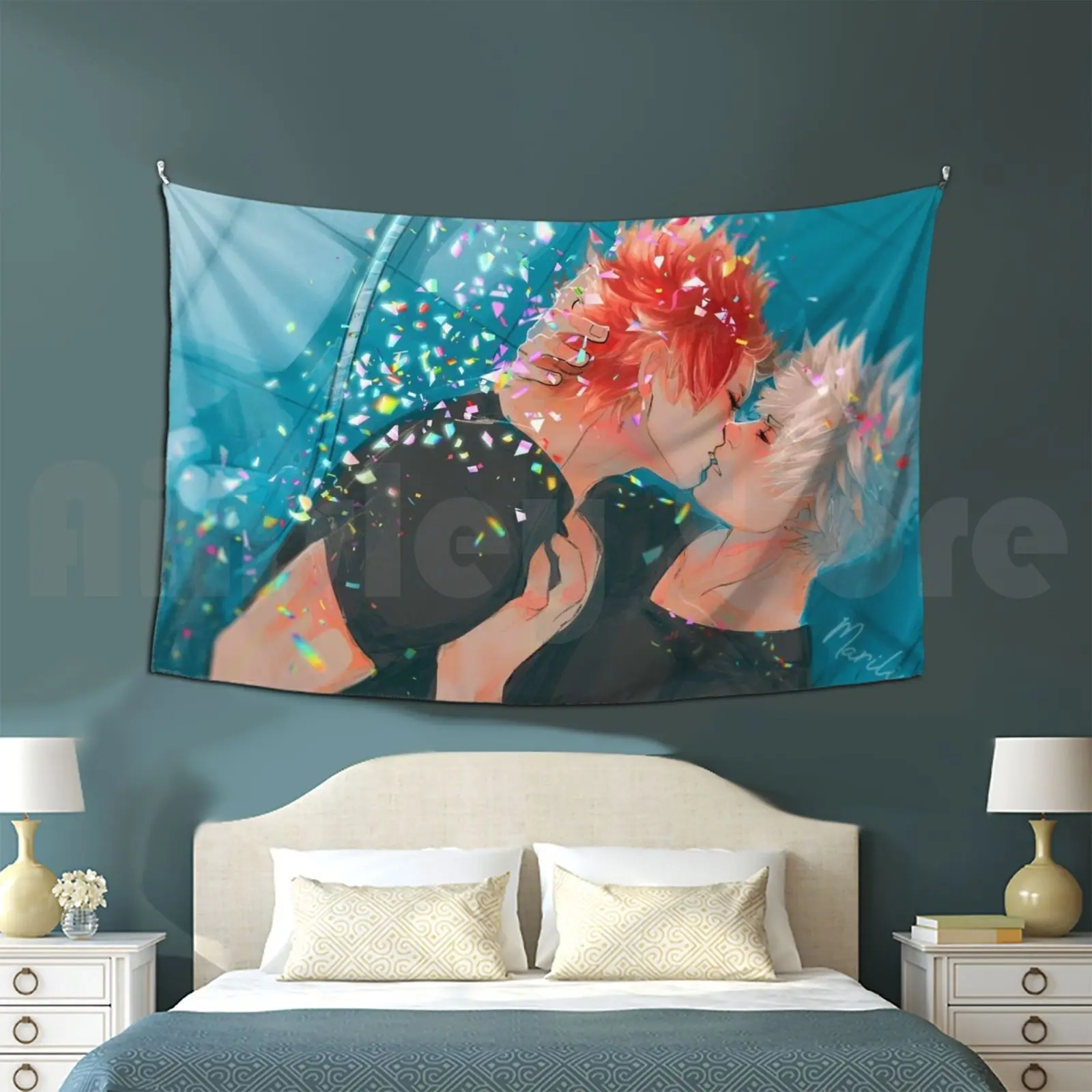 Kiss-Customized-Tapestry-Kiribaku-Bakushina-Bakugou-Bnha-Mha-Katsuki ...