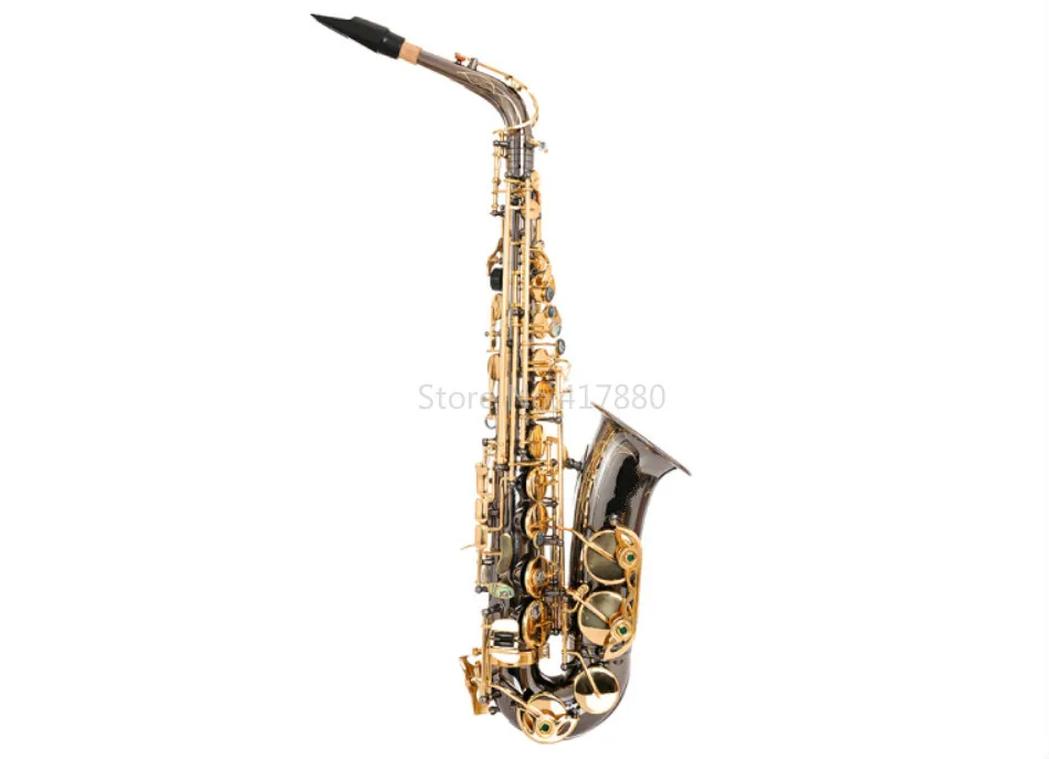 SADSN-SAS-680-Eb-Tune-Alto-Saxophone-Brass-Black-Nickel-Gold-Abalone ...