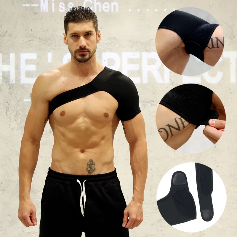 New Breathable Shoulder Brace Adjustable Pressure Shoulder Strap ...
