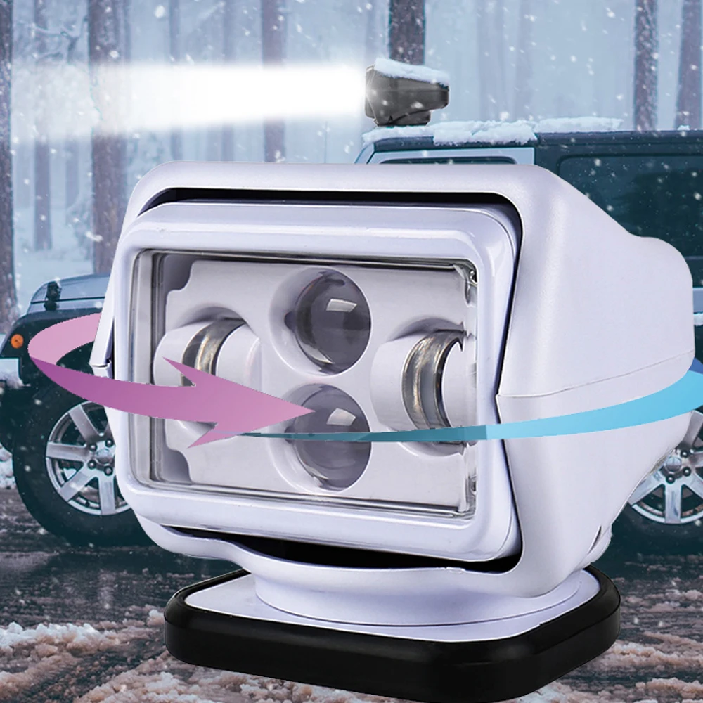 1-Set-Wireless-Remote-Control-7-Inch-Led-Searchlight-60W-Spotlight-for ...