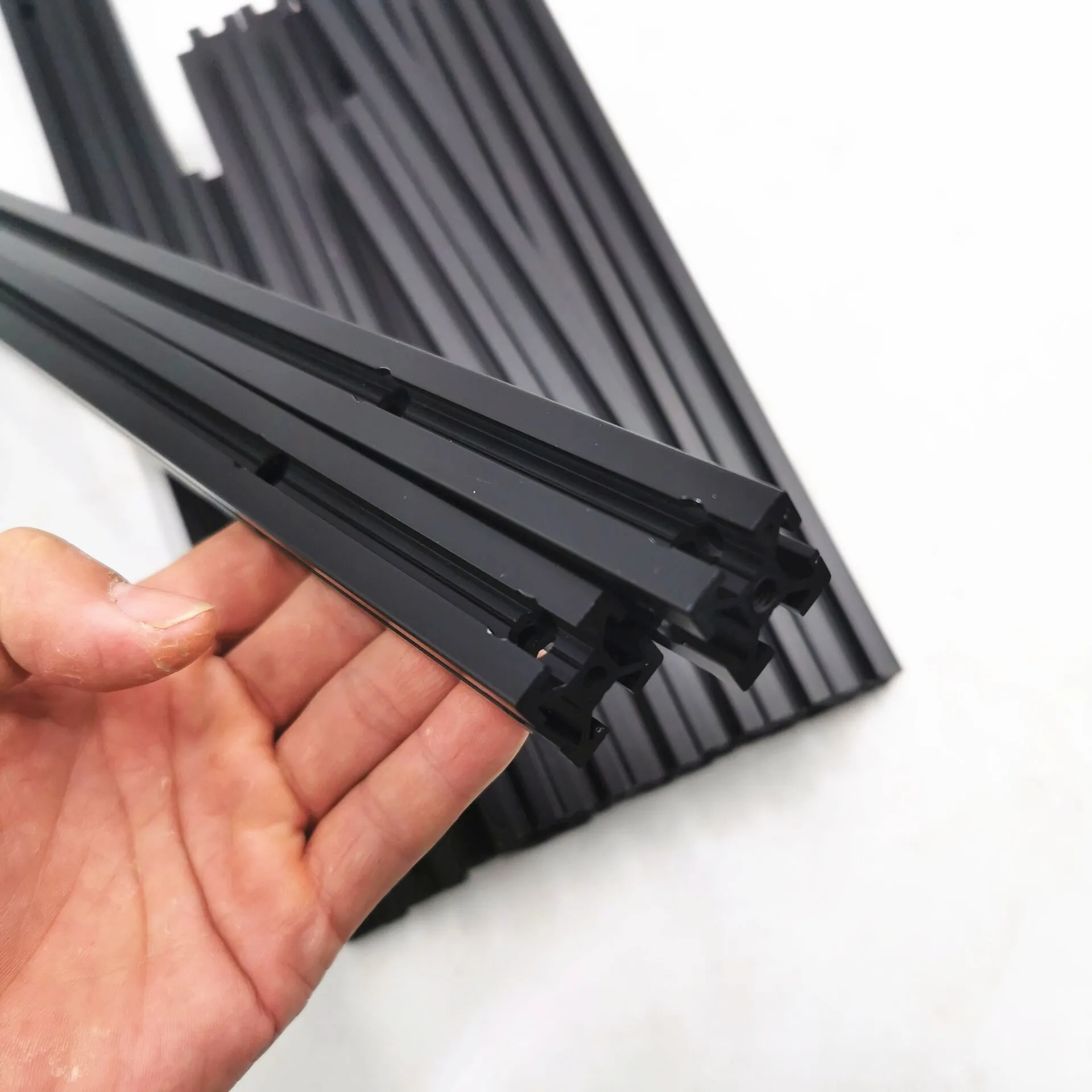 1Set PreTapped Annex K3 Printer Black Anodized Extrusion Frame Misumi ...