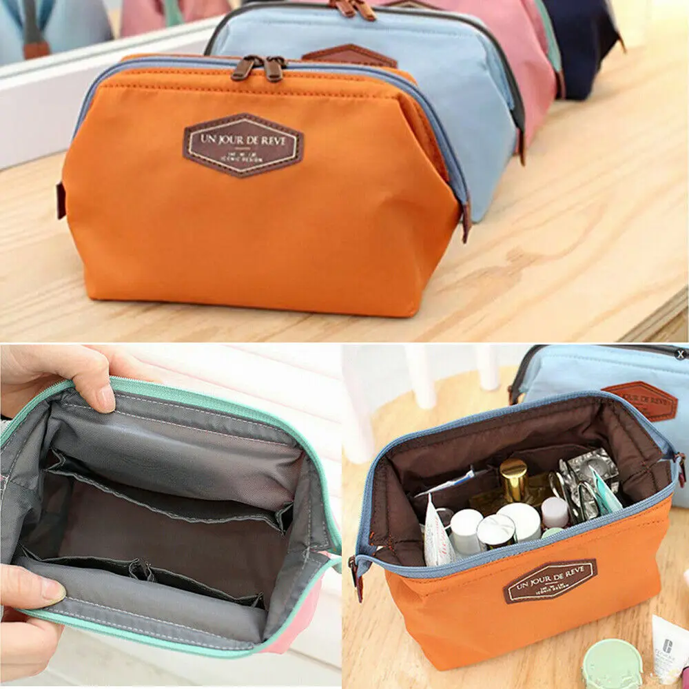 Girls Travel Small Cosmetic Bag Cosmetic Case Makeup Bag Toiletry