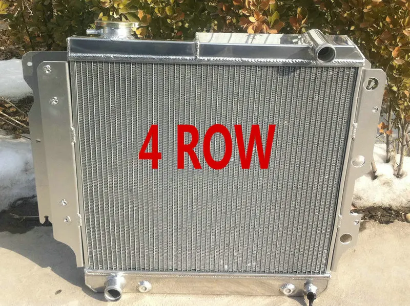 4 Row Aluminum Radiator Cooling For 1987-2006 Jeep Wrangler YJ/TJ 2.4L ...