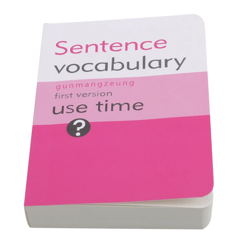 English Words Notebook Learning Stationery Review Cute Portable ...